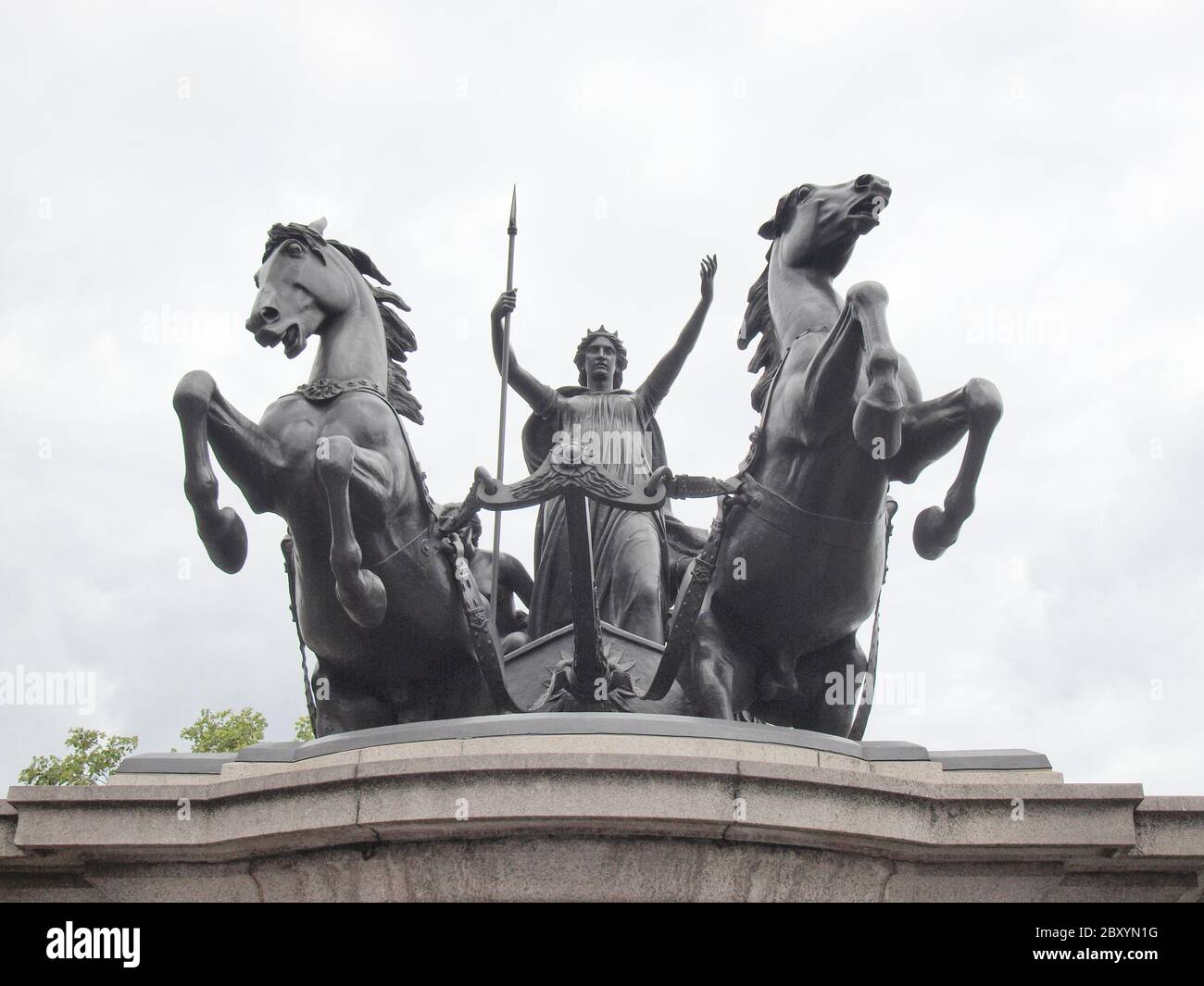 Boadicea monument, London Stock Photo - Alamy