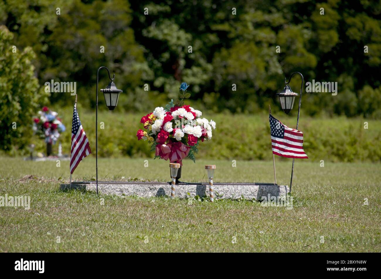 Headstone military grave hi-res stock photography and images - Alamy
