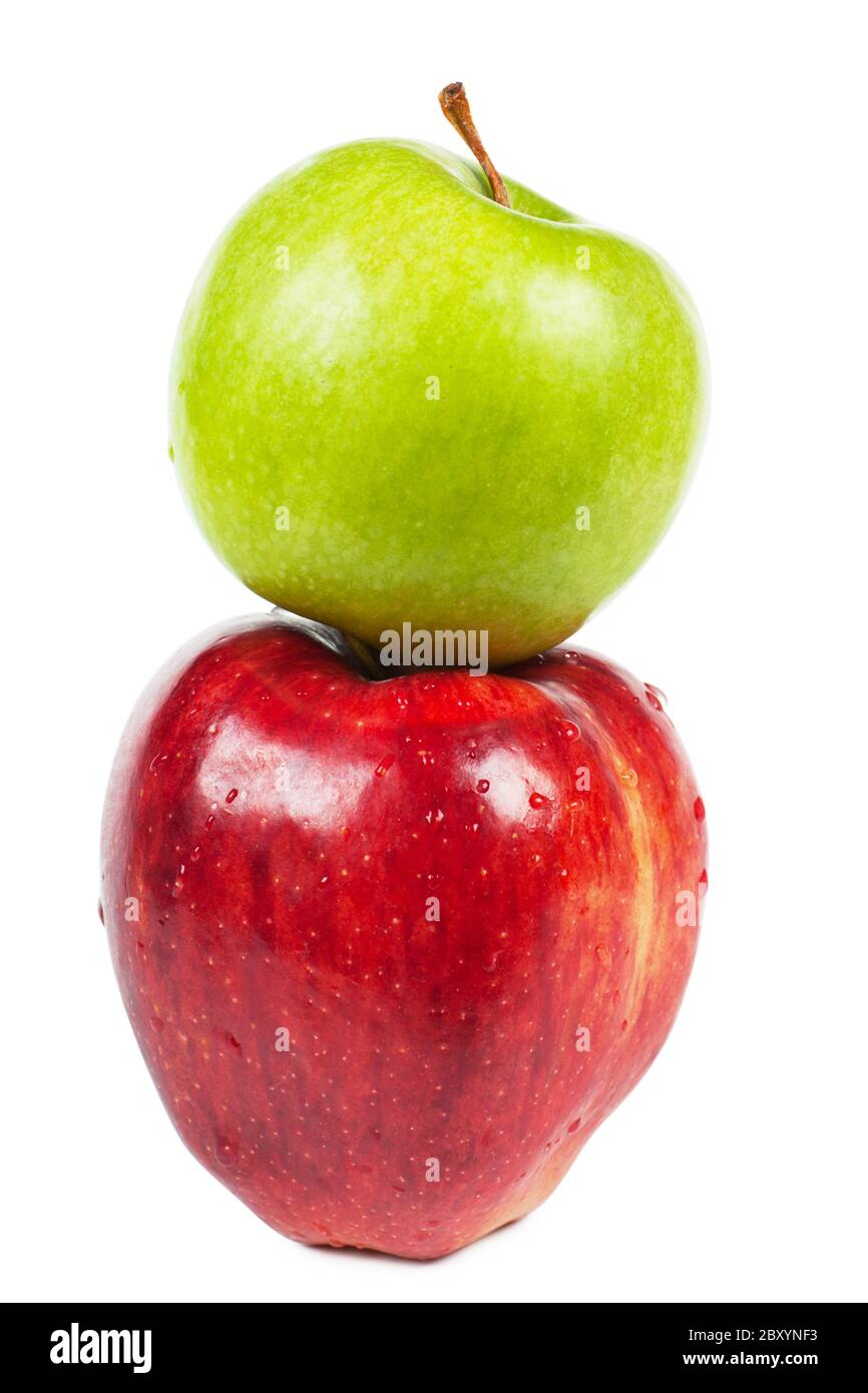 Apples fruit close up cut hi-res stock photography and images - Alamy