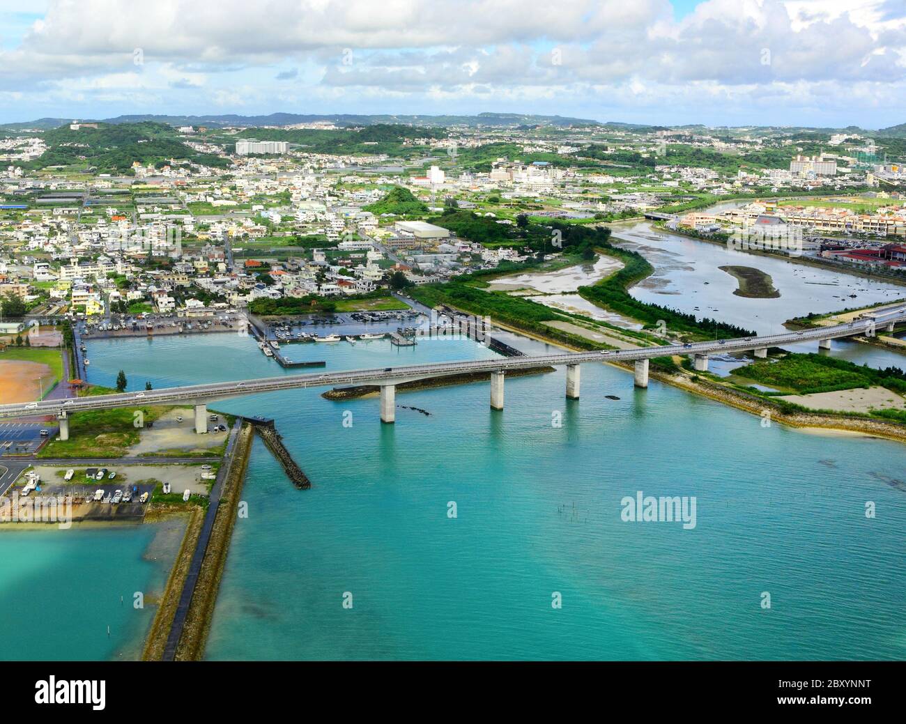 Okinawa city aerial hi-res stock photography and images - Alamy