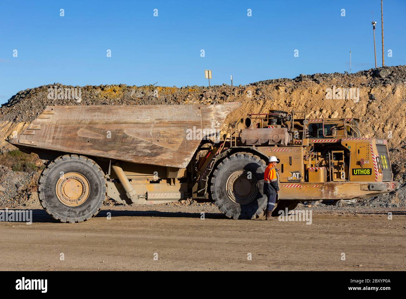 Nyngan Australia June 20th 2012 : Ore truck at a copper mine in NSW ...