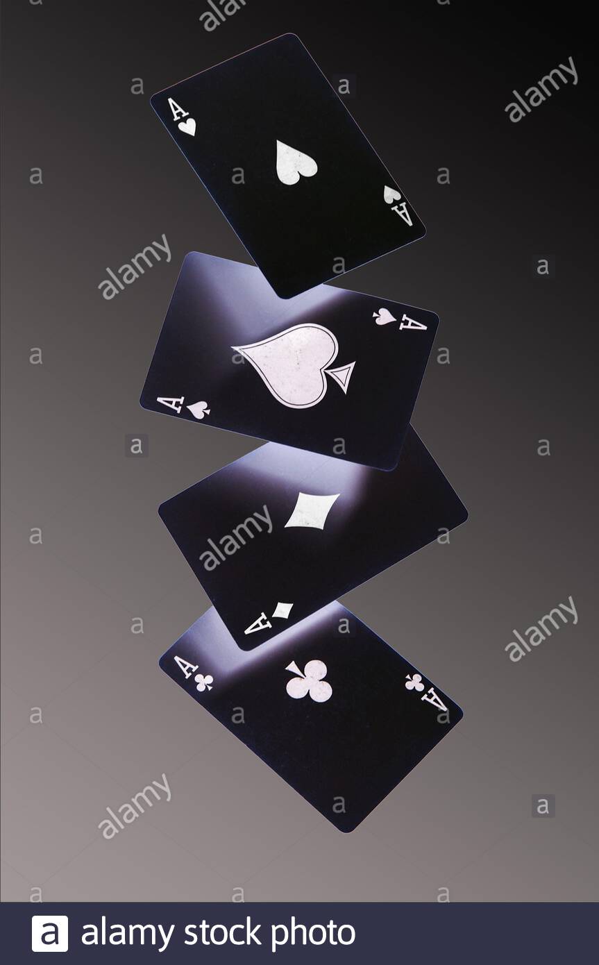 Playing Cards Falling High Resolution Stock Photography and Images - Alamy