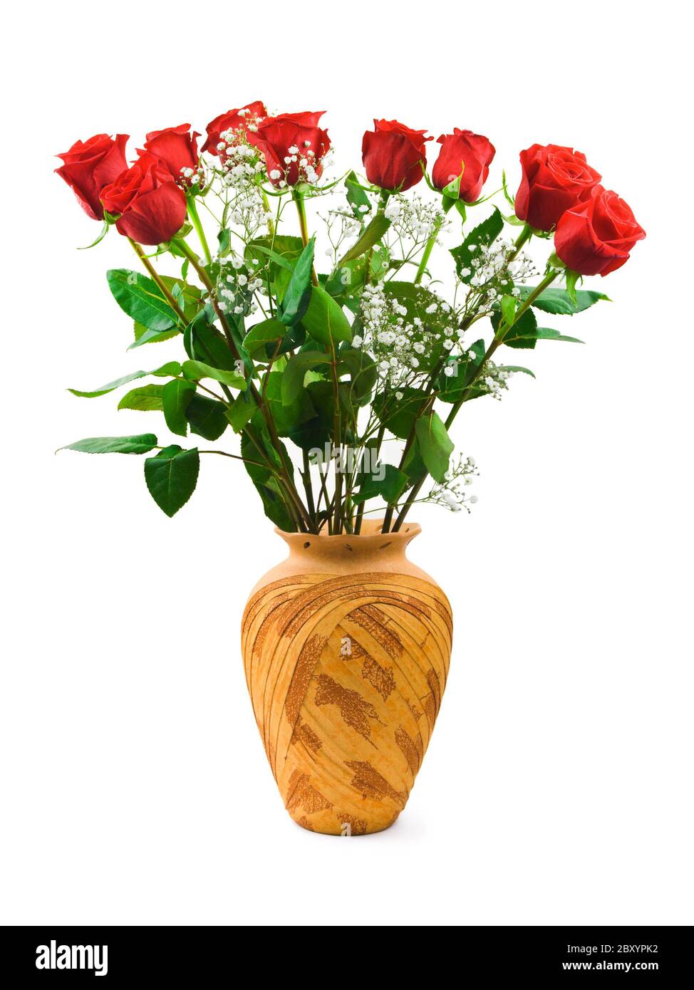 Roses in pottery vase hi-res stock photography and images - Alamy