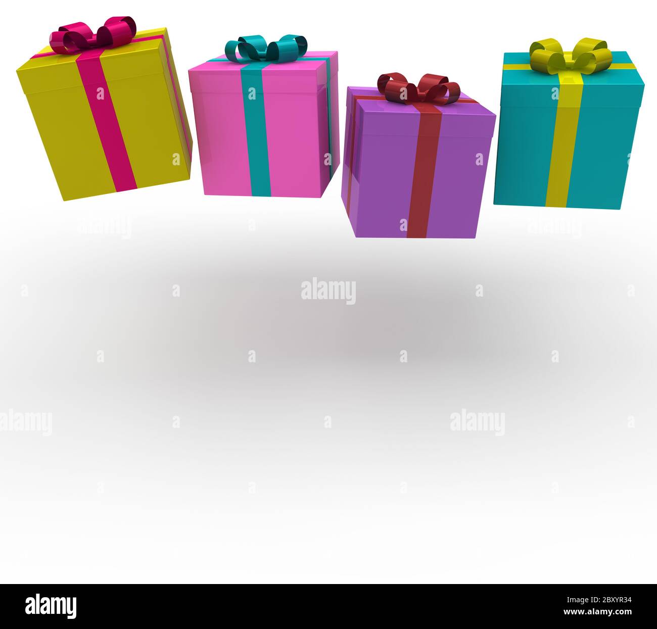 3d gift box fall Stock Photo - Alamy