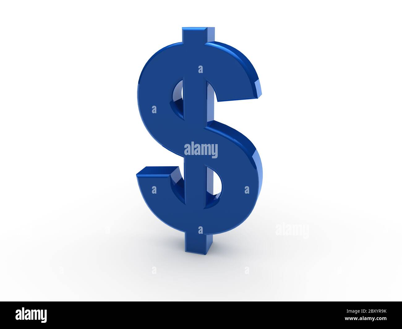3d dollar blue Stock Photo - Alamy