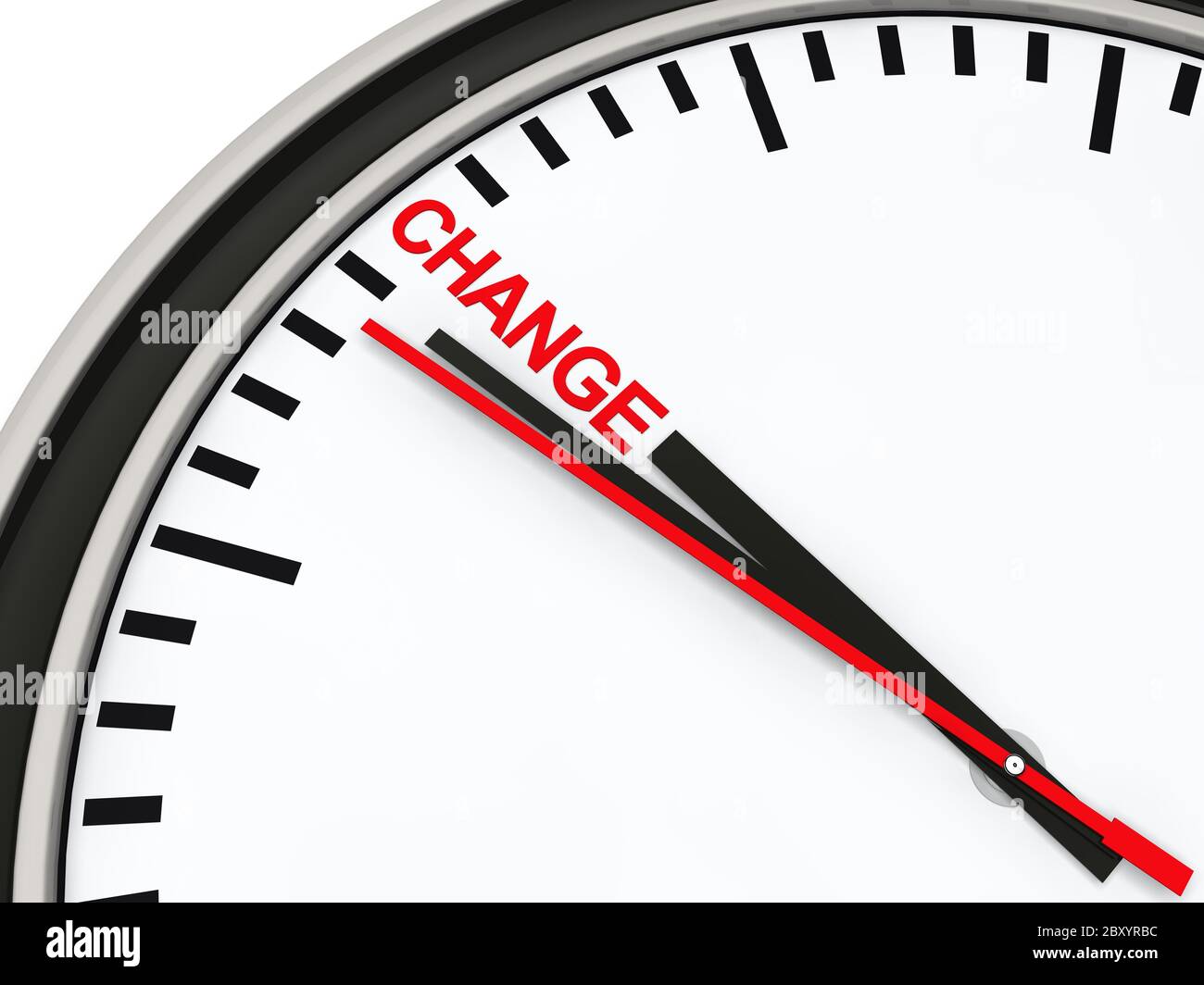 3d clock time change Stock Photo - Alamy