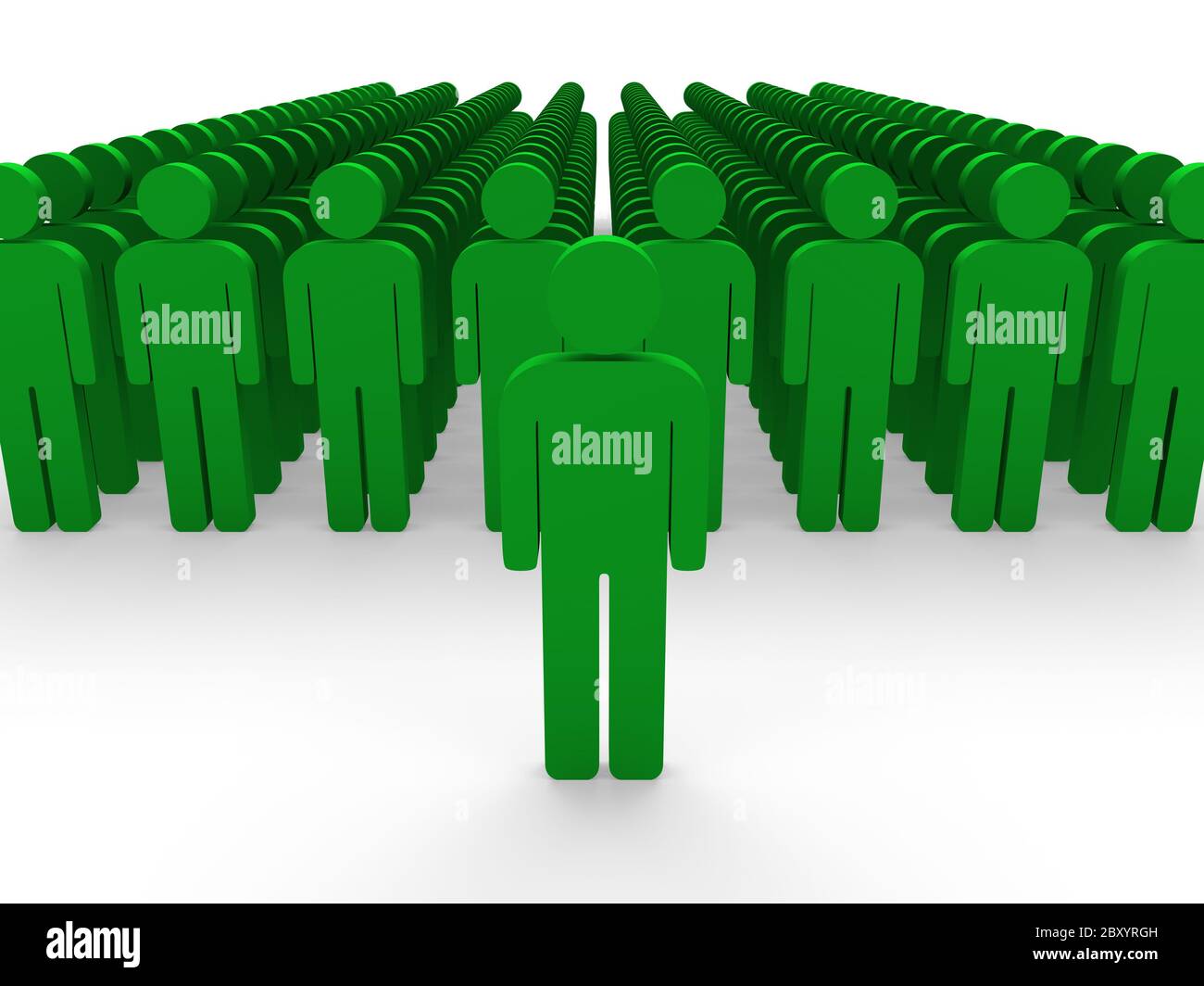 3d Team Leader Boss Company Green Teamwork High Resolution Stock ...