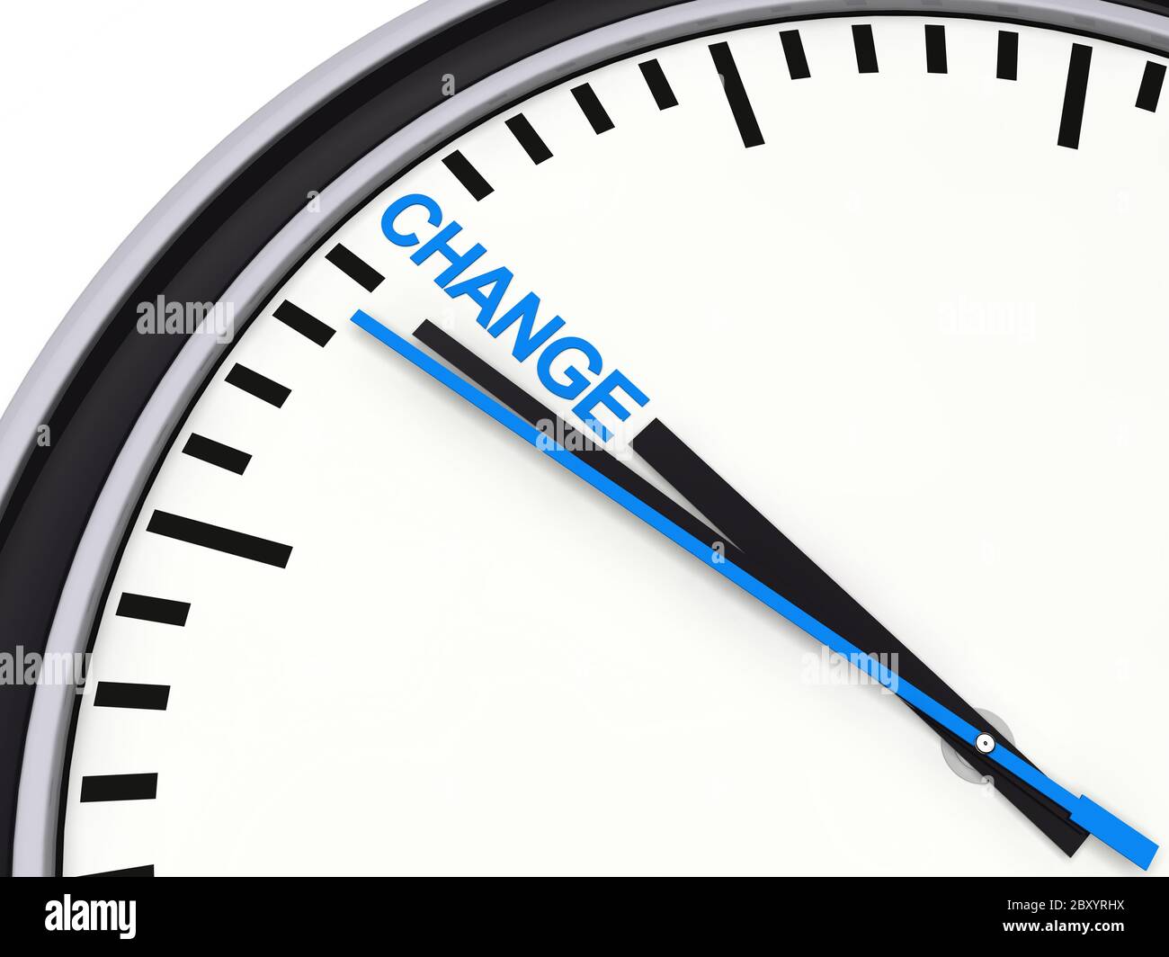 3d clock time change Stock Photo - Alamy