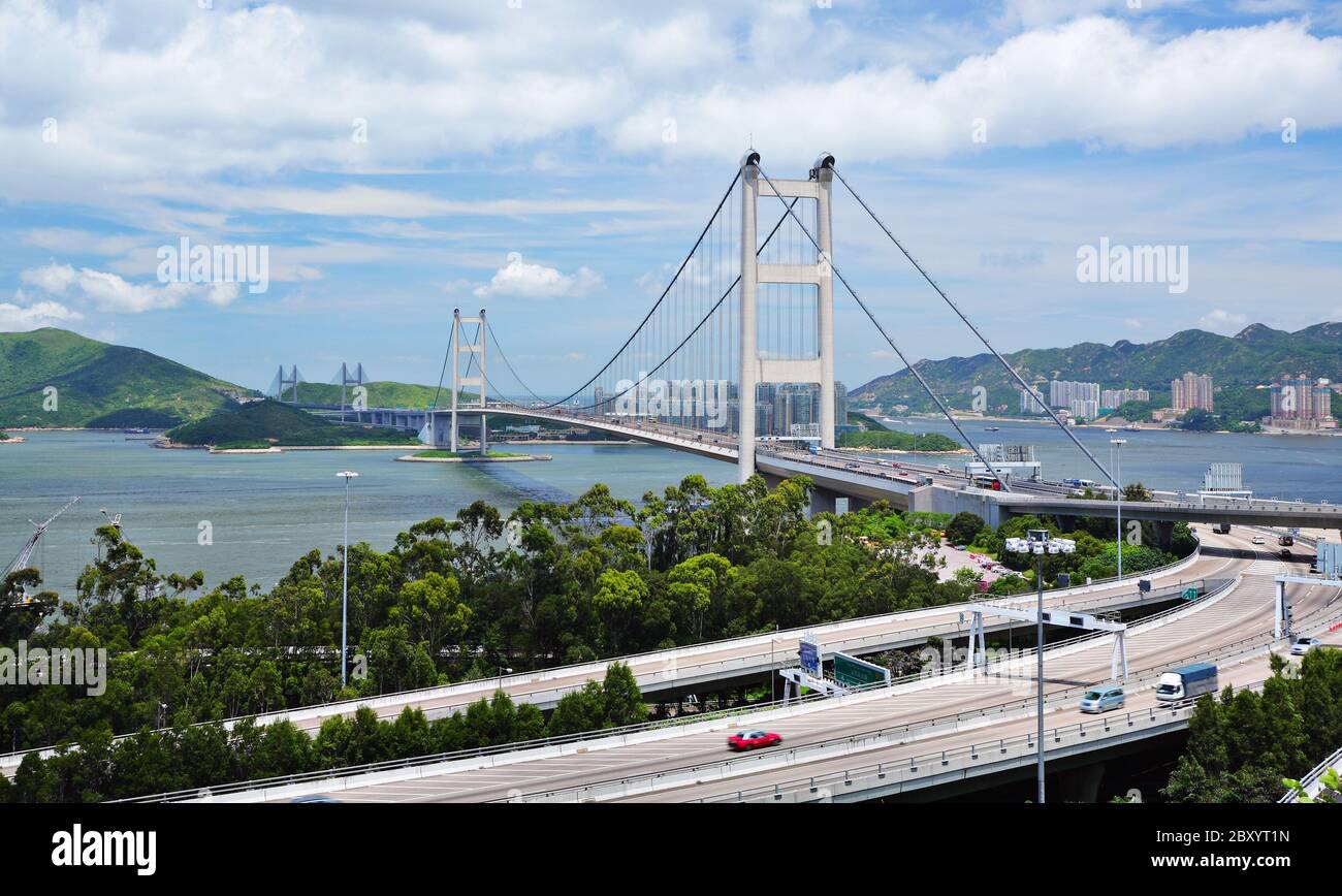 Tsing Ma Bridge Stock Photo - Alamy
