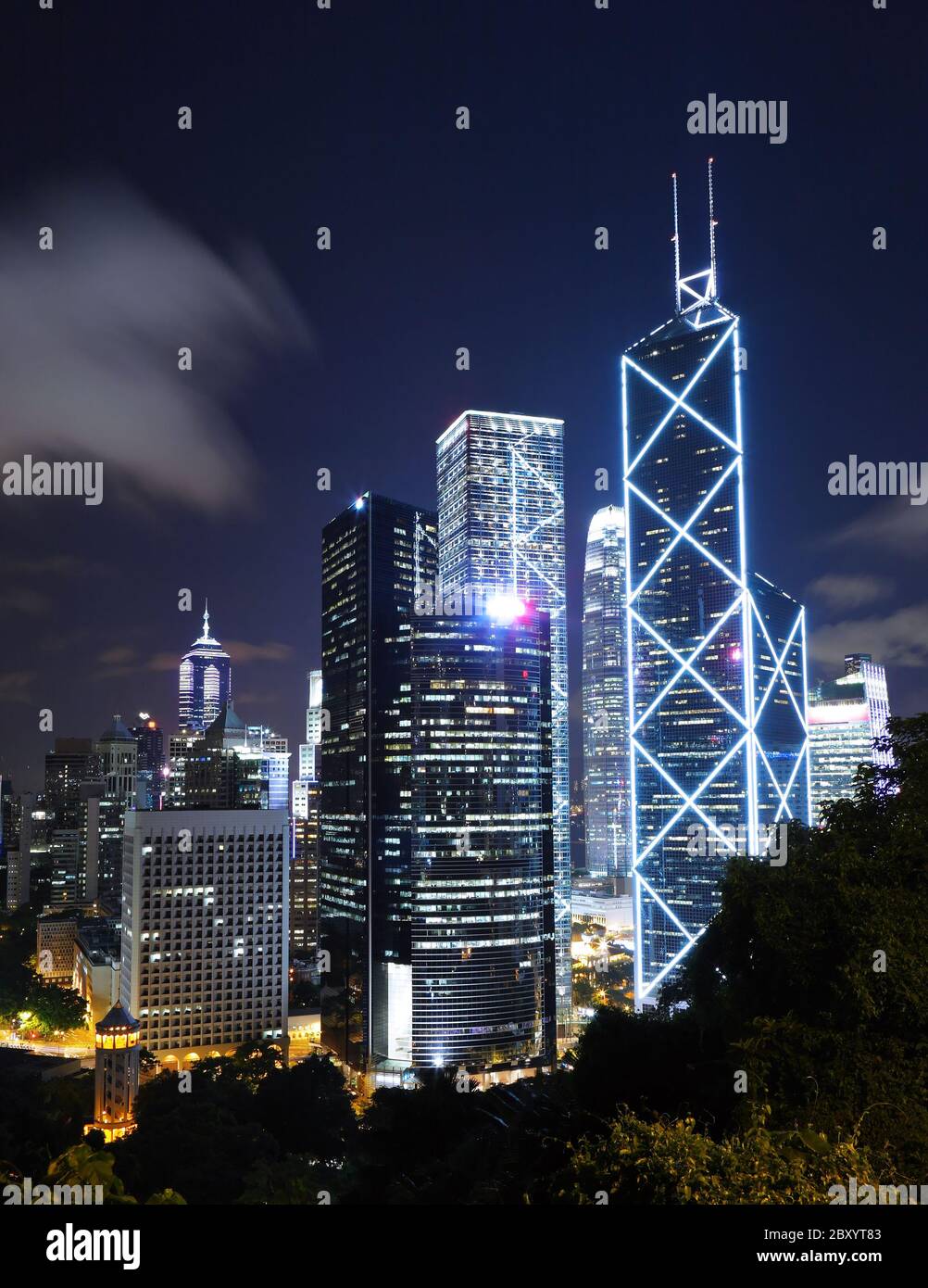 office building in hong kong Stock Photo - Alamy