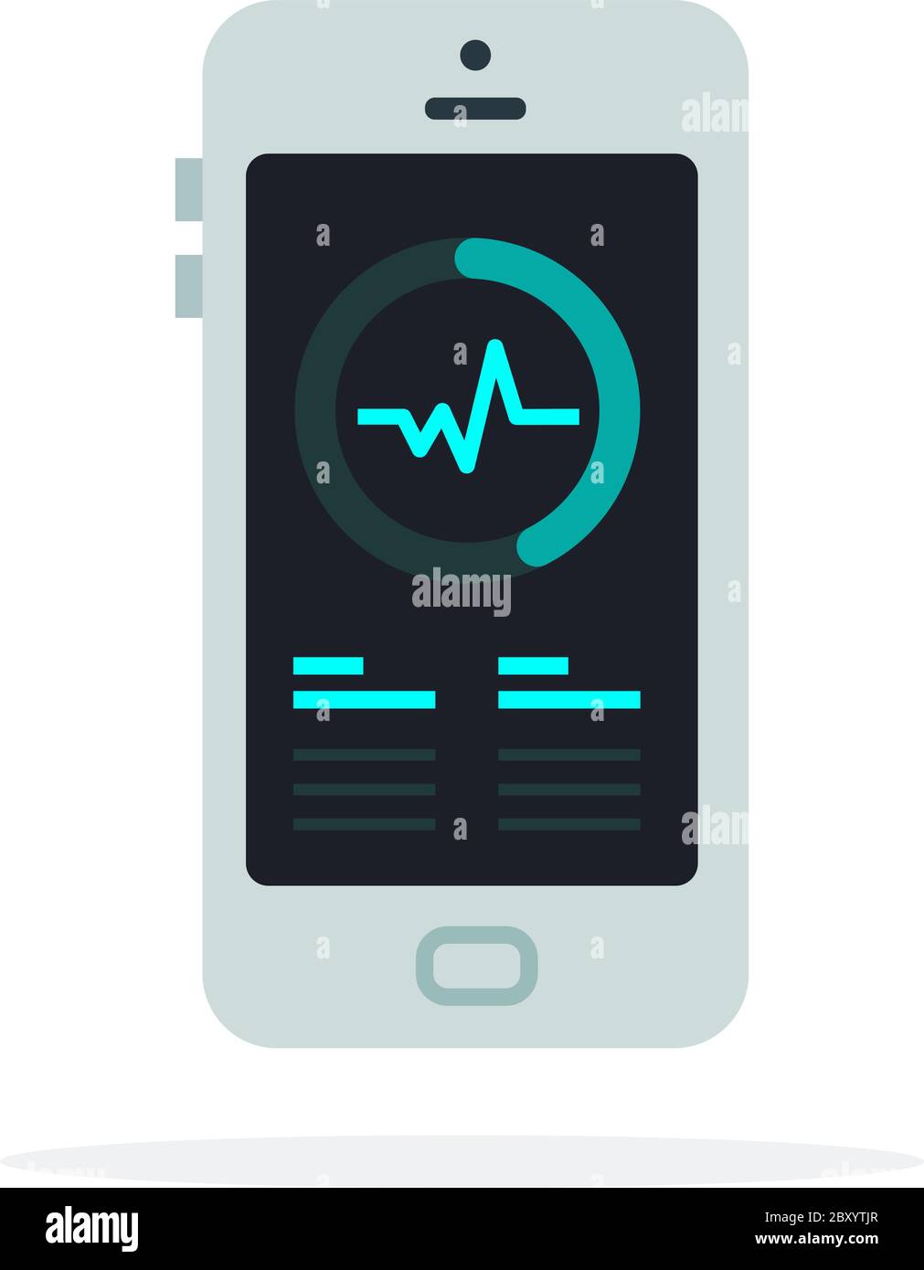 Ecg screen monitor Stock Vector Images - Alamy