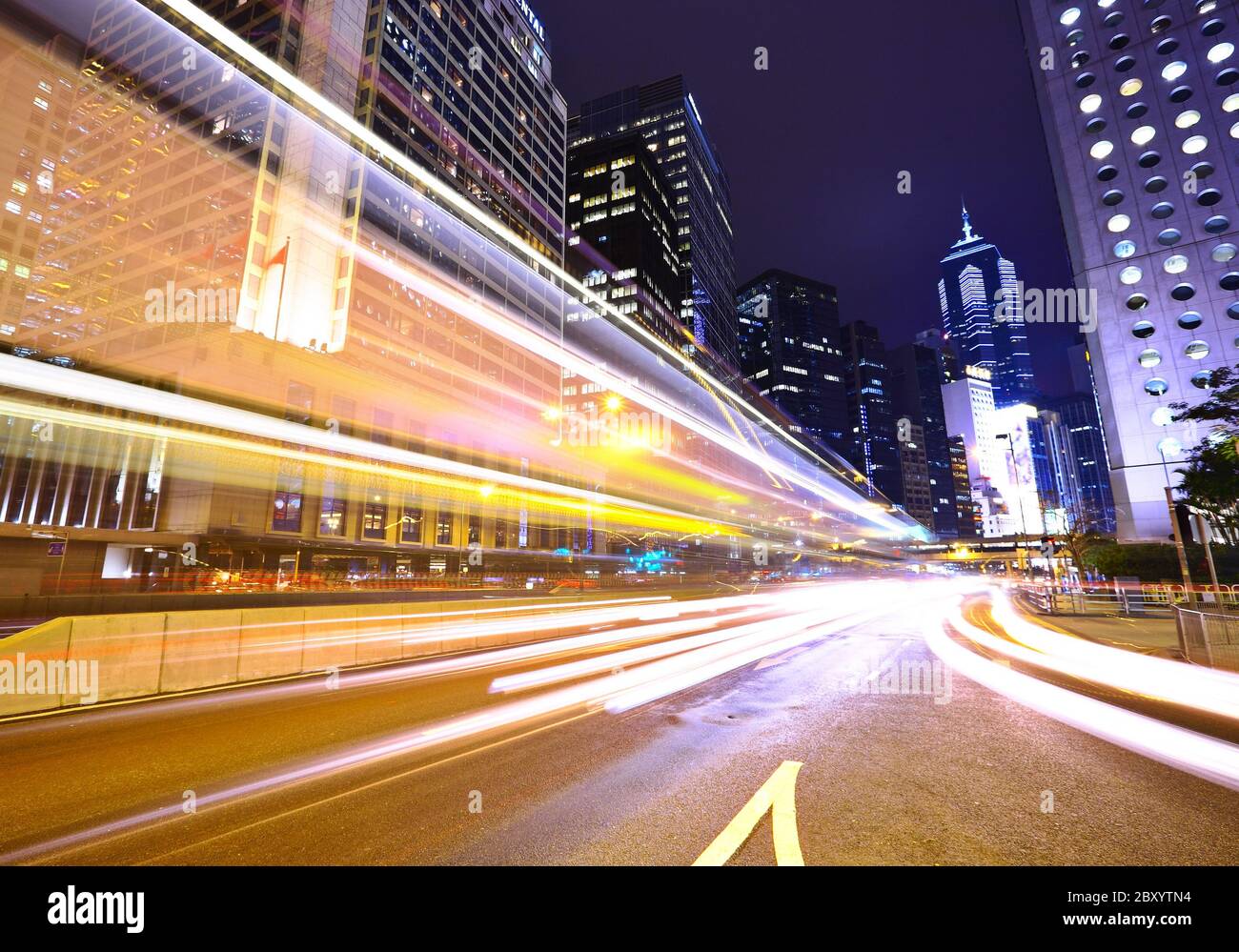 modern urban city at night Stock Photo - Alamy