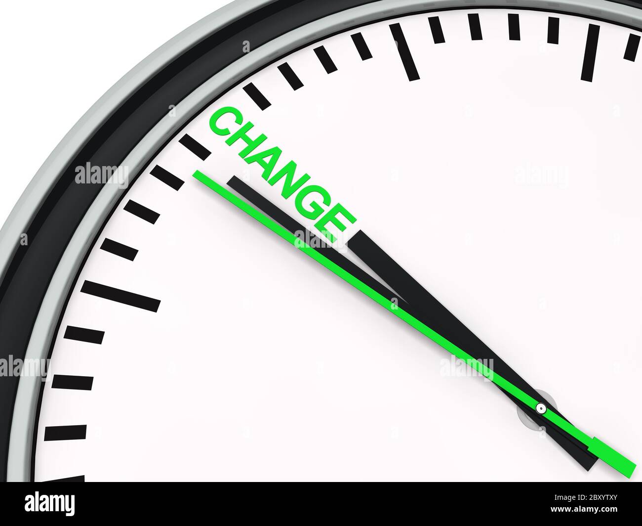 3d clock time change Stock Photo - Alamy