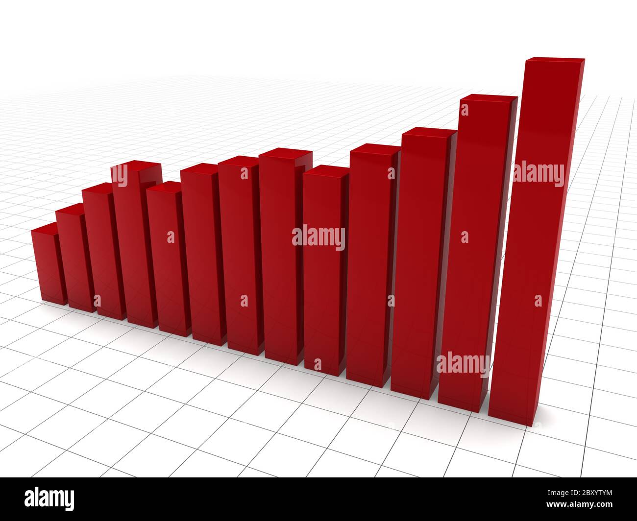 3d graph red Stock Photo - Alamy
