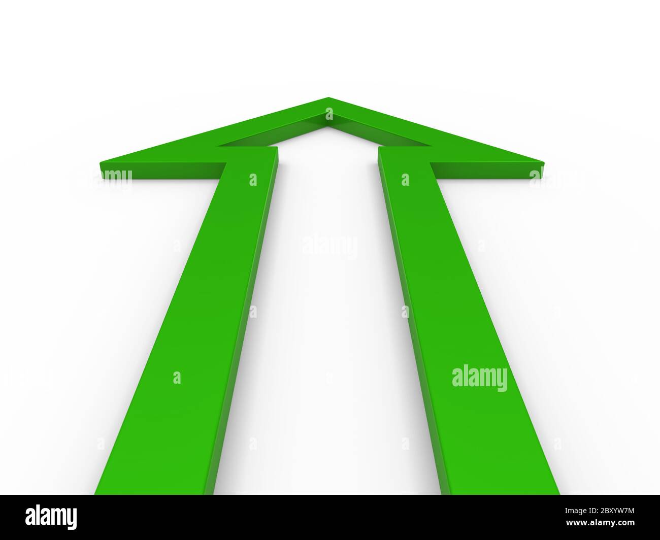 3d arrow green up Stock Photo - Alamy