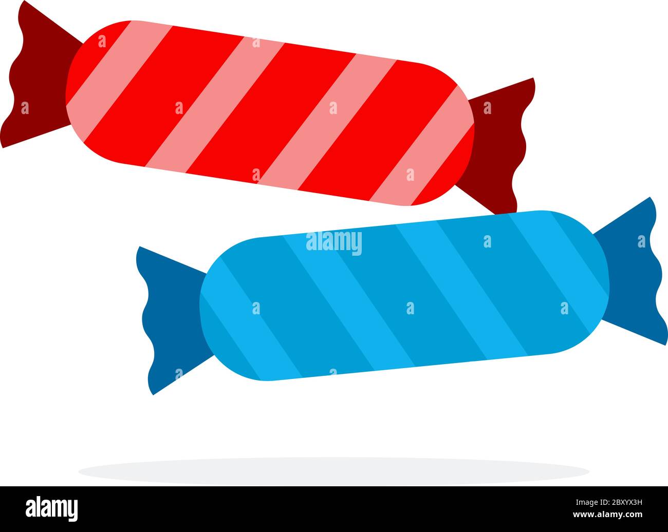 Red long candy package Cut Out Stock Images & Pictures - Alamy