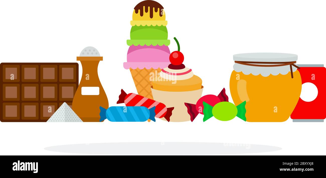 Fats Oils And Sweets Clipart
