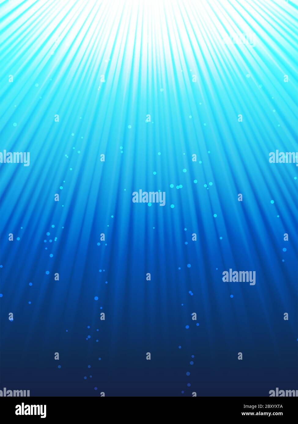 Sun rays beneath dark ocean hi-res stock photography and images - Alamy