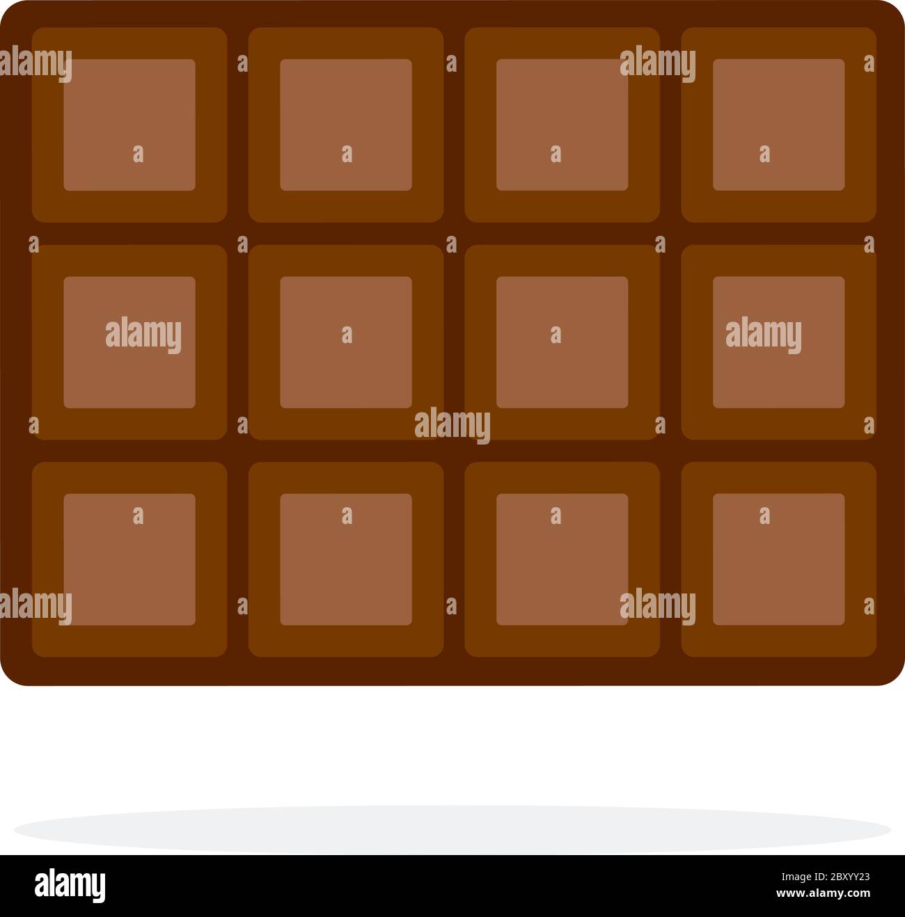 Food single milk chocolate Stock Vector Images - Alamy