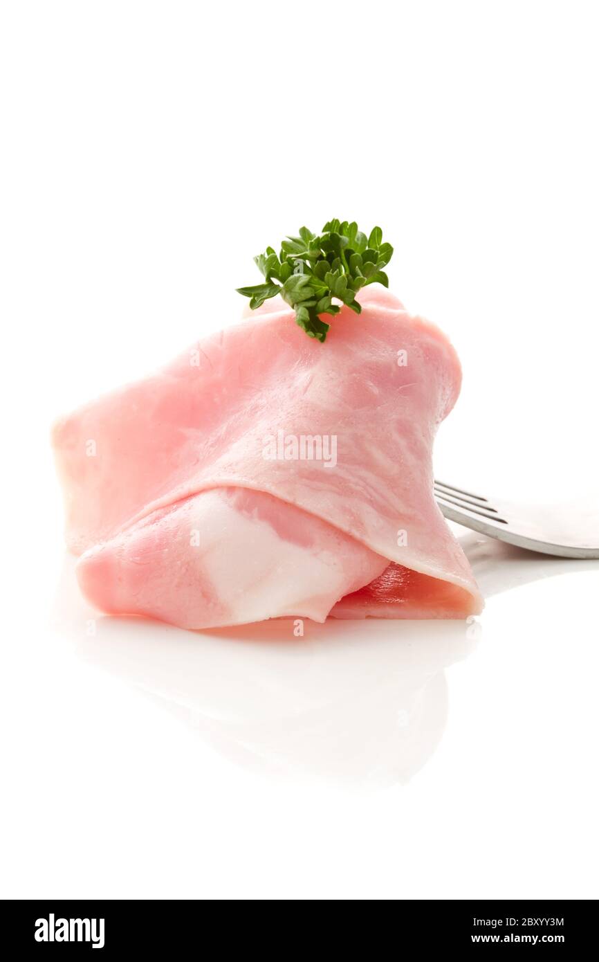 Ham slice hi-res stock photography and images - Alamy