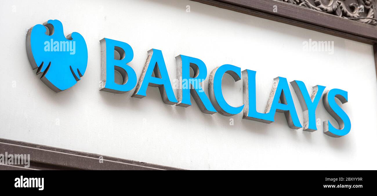 Barclays Bank logo seen one at one of their branches Stock Photo - Alamy