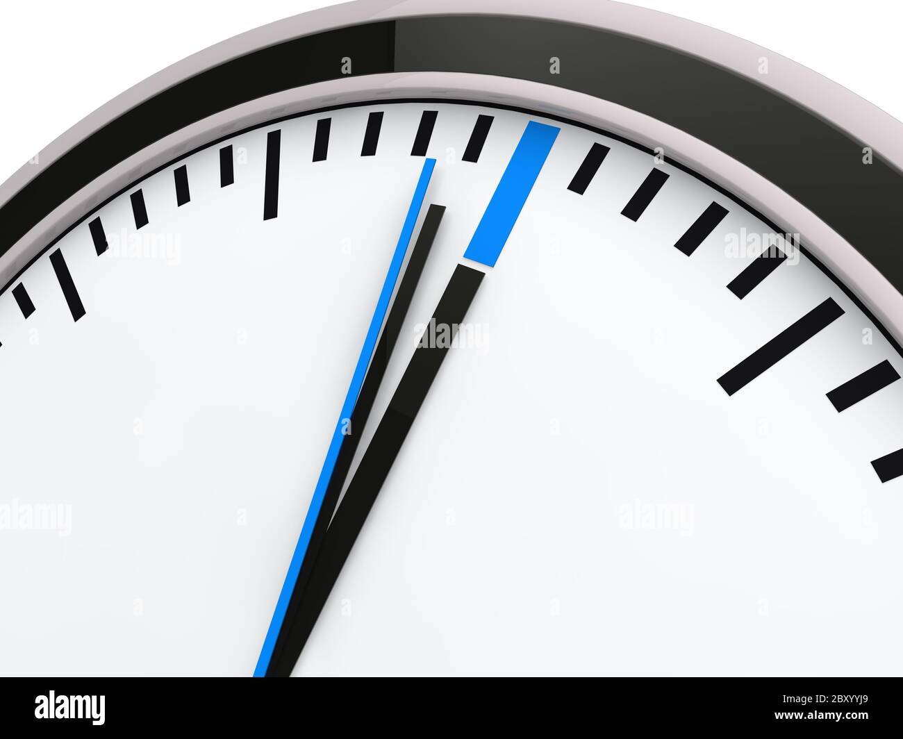 3d time clock deadline Stock Photo - Alamy