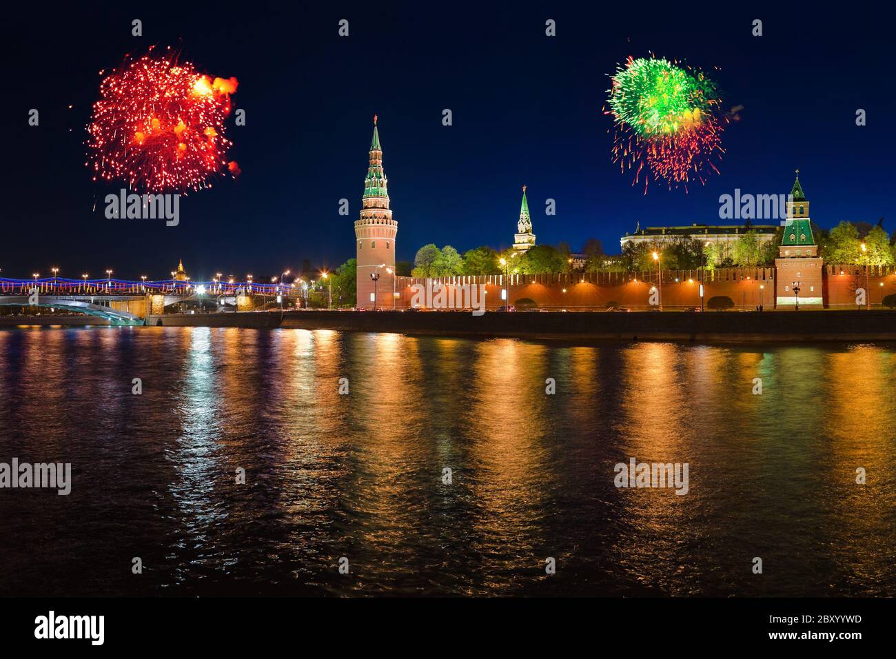 Fireworks festival in moscow hi-res stock photography and images - Alamy