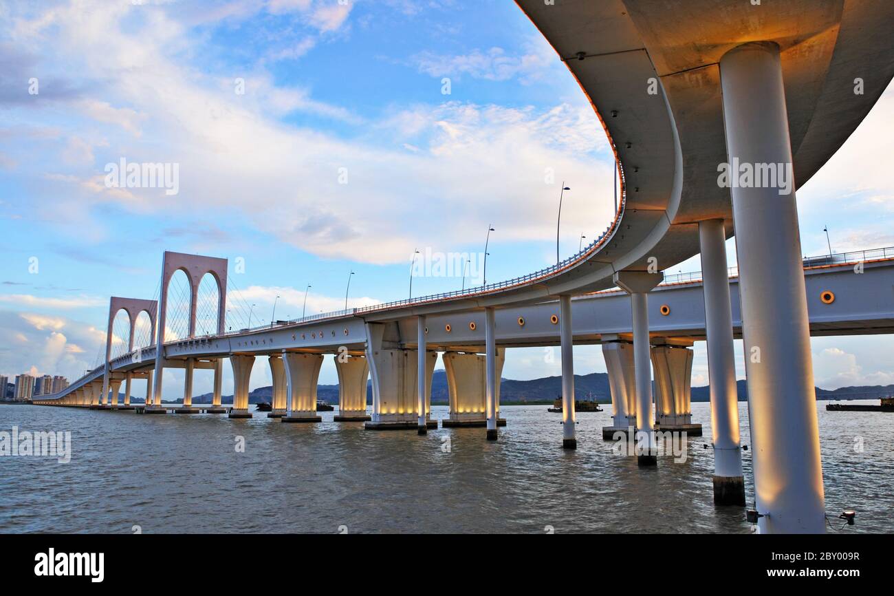 Sai Van bridge in Macao Stock Photo - Alamy