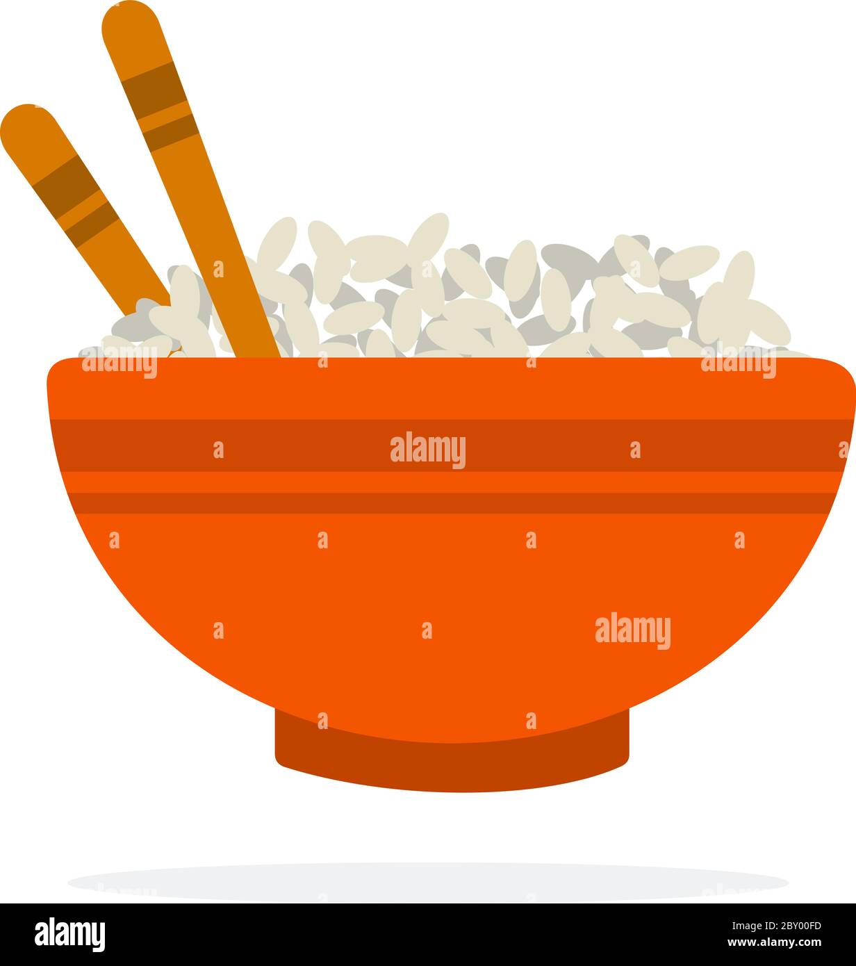 Fresh rice organic in Stock Vector Images - Alamy