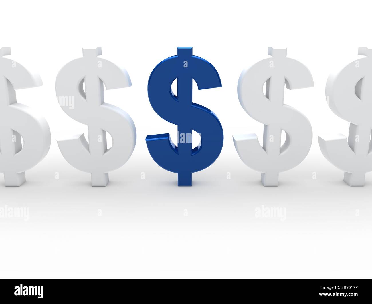 3d dollar blue currency Stock Photo - Alamy