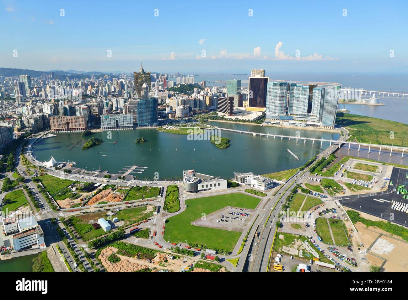Macau cityscape view aerial hi-res stock photography and images - Alamy
