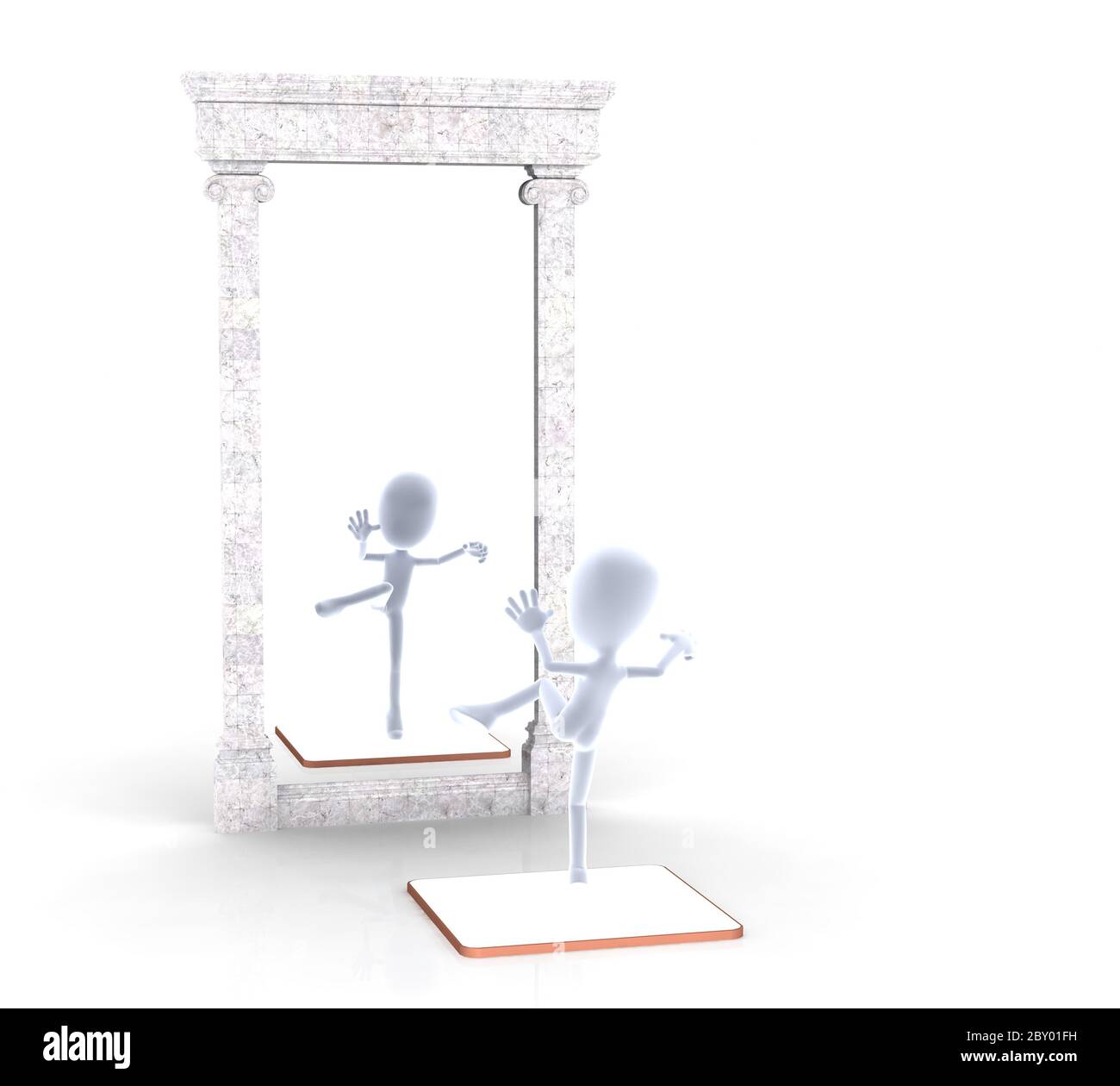 Mirror figure hi-res stock photography and images - Alamy