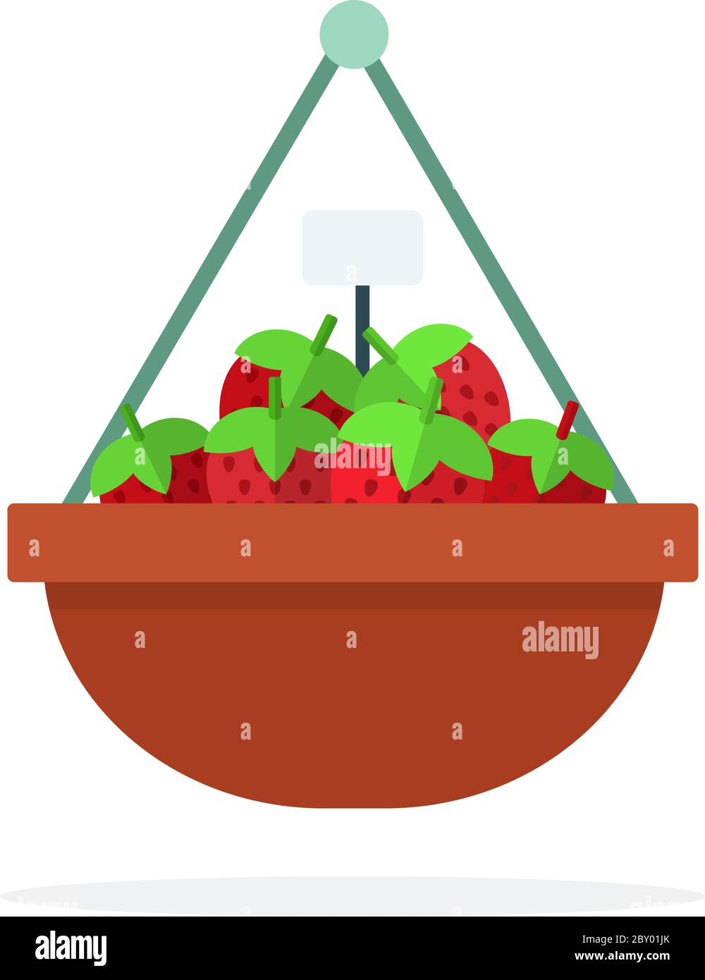 Red juicy strawberries in Stock Vector Images - Alamy