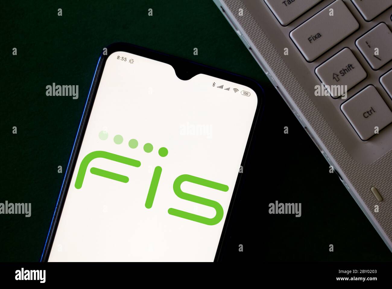 Brazil. 24th Mar, 2020. In this photo illustration the Fidelity ...