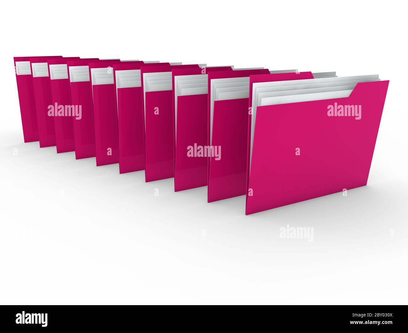 3d folder pink Stock Photo - Alamy