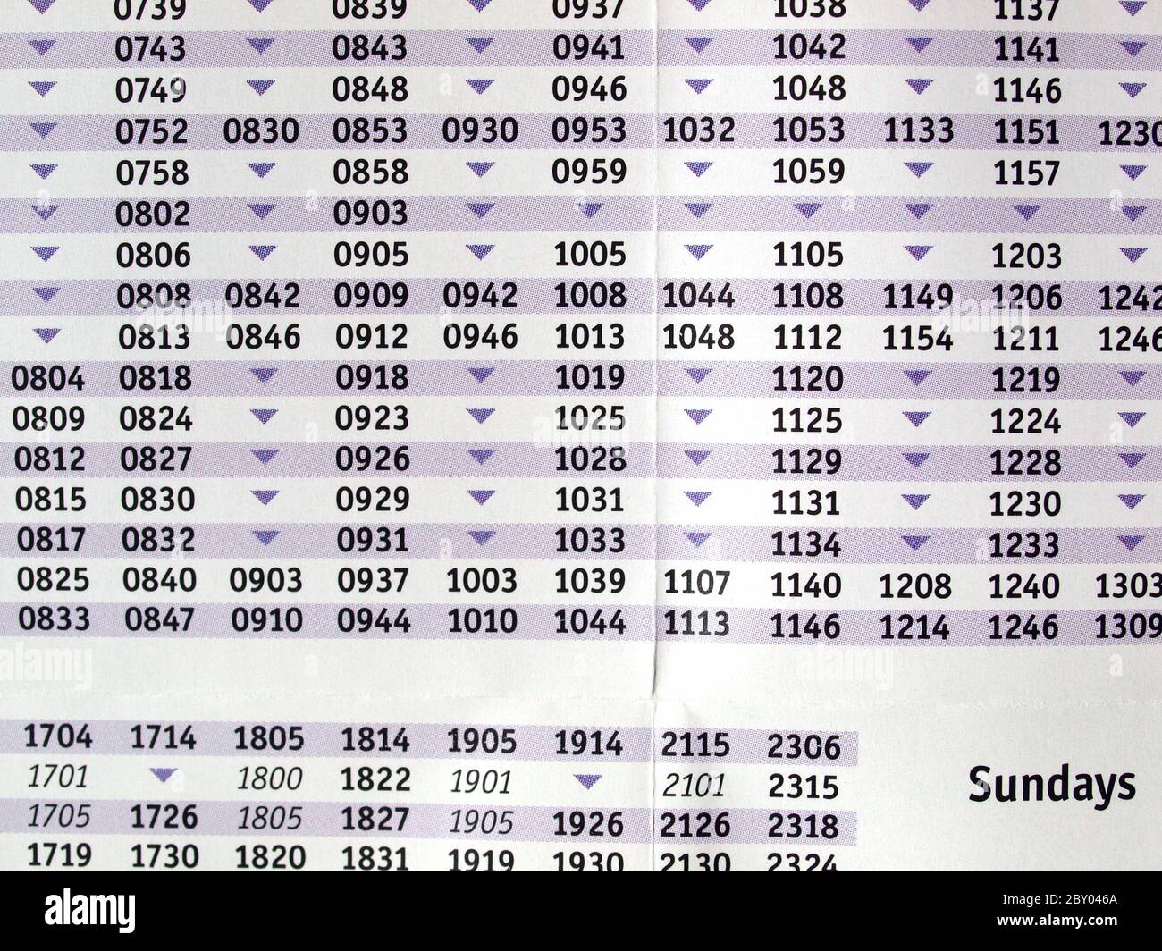Metro time table hi-res stock photography and images - Alamy