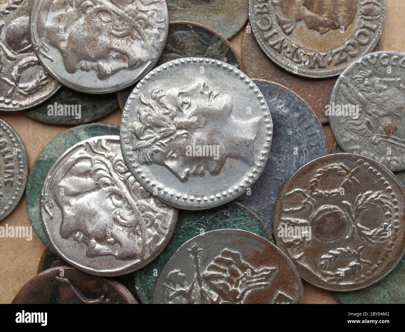 Coin rome roma coins hi-res stock photography and images - Alamy