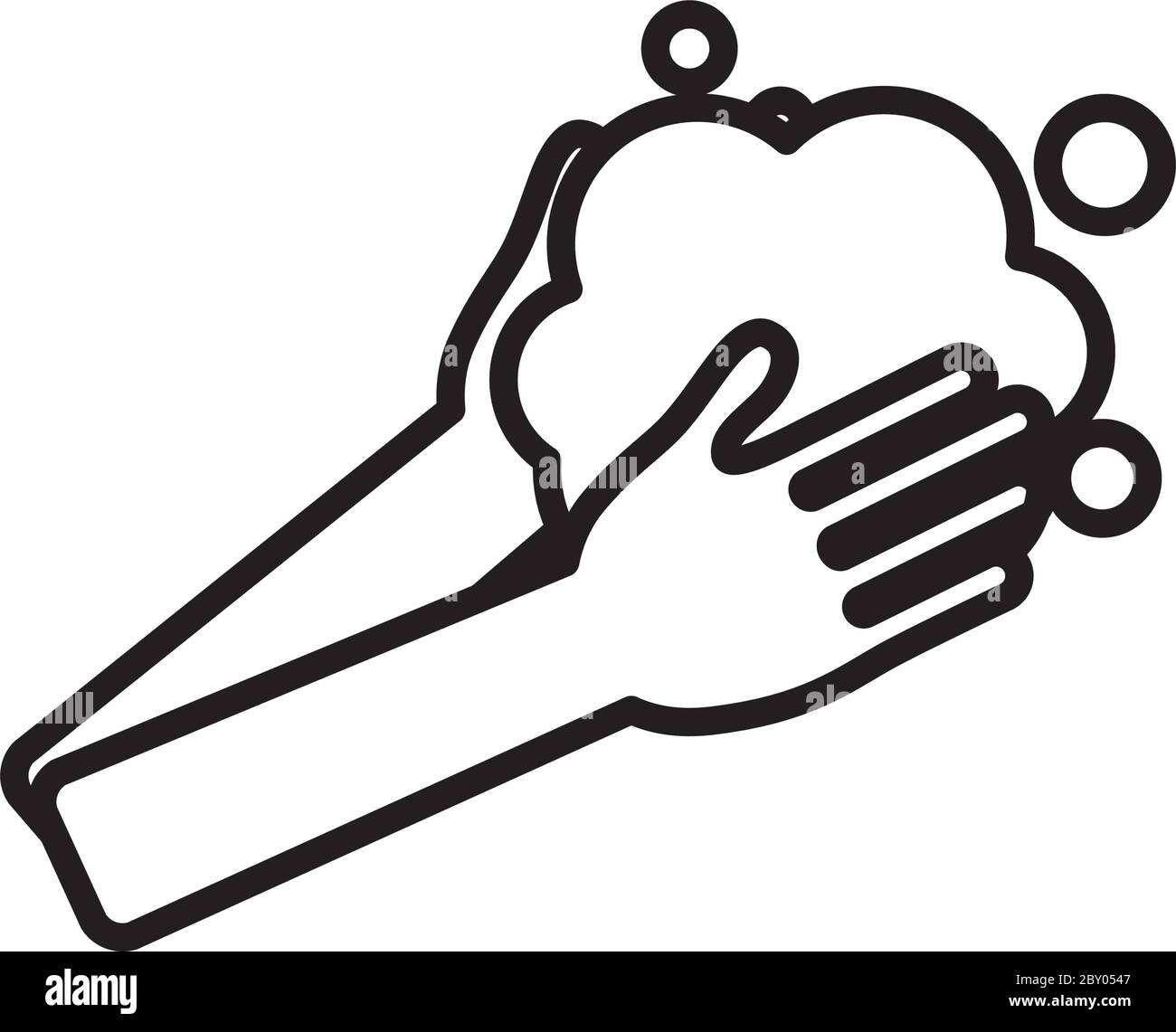 Wet hands sign Black and White Stock Photos & Images - Alamy