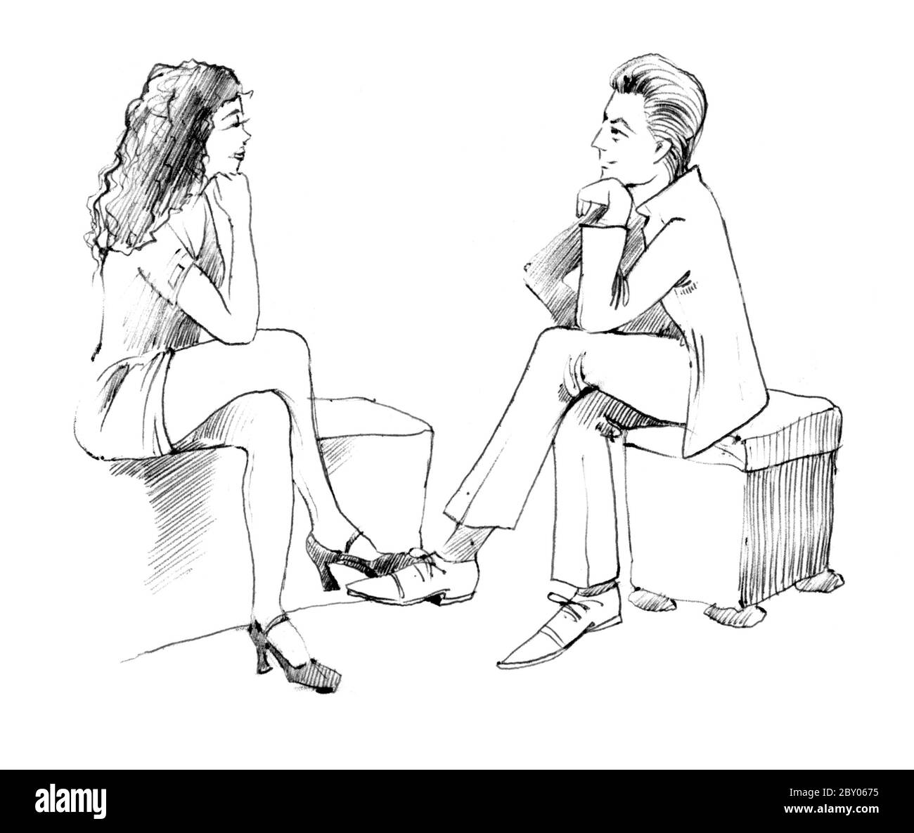 Body language mirror Cut Out Stock Images & Pictures - Alamy