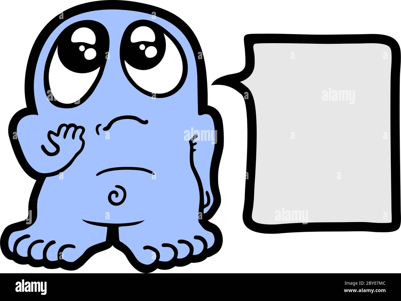 Alien blue face Stock Vector Images - Alamy