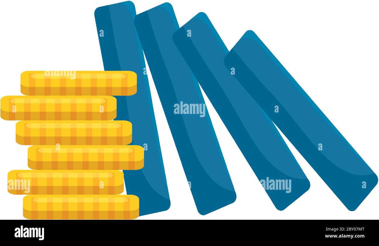 Isolated coins tower vector design Stock Vector Image & Art - Alamy