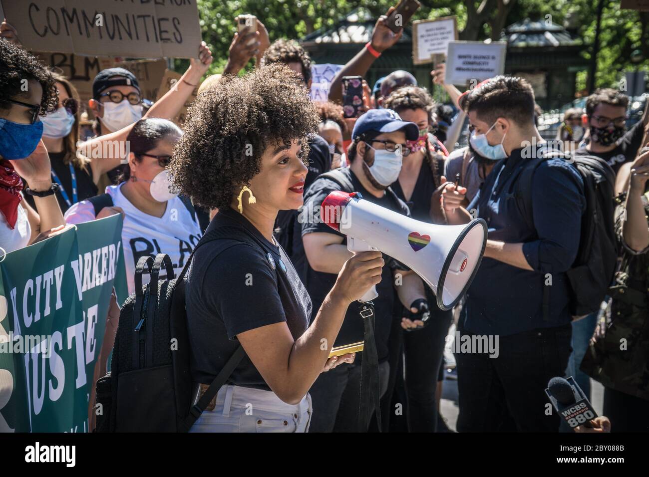 We demand an end to police brutality hi-res stock photography and ...