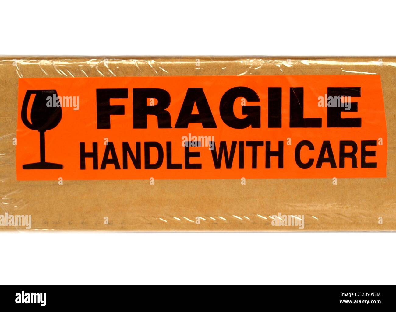 Orange parcel label hi-res stock photography and images - Alamy