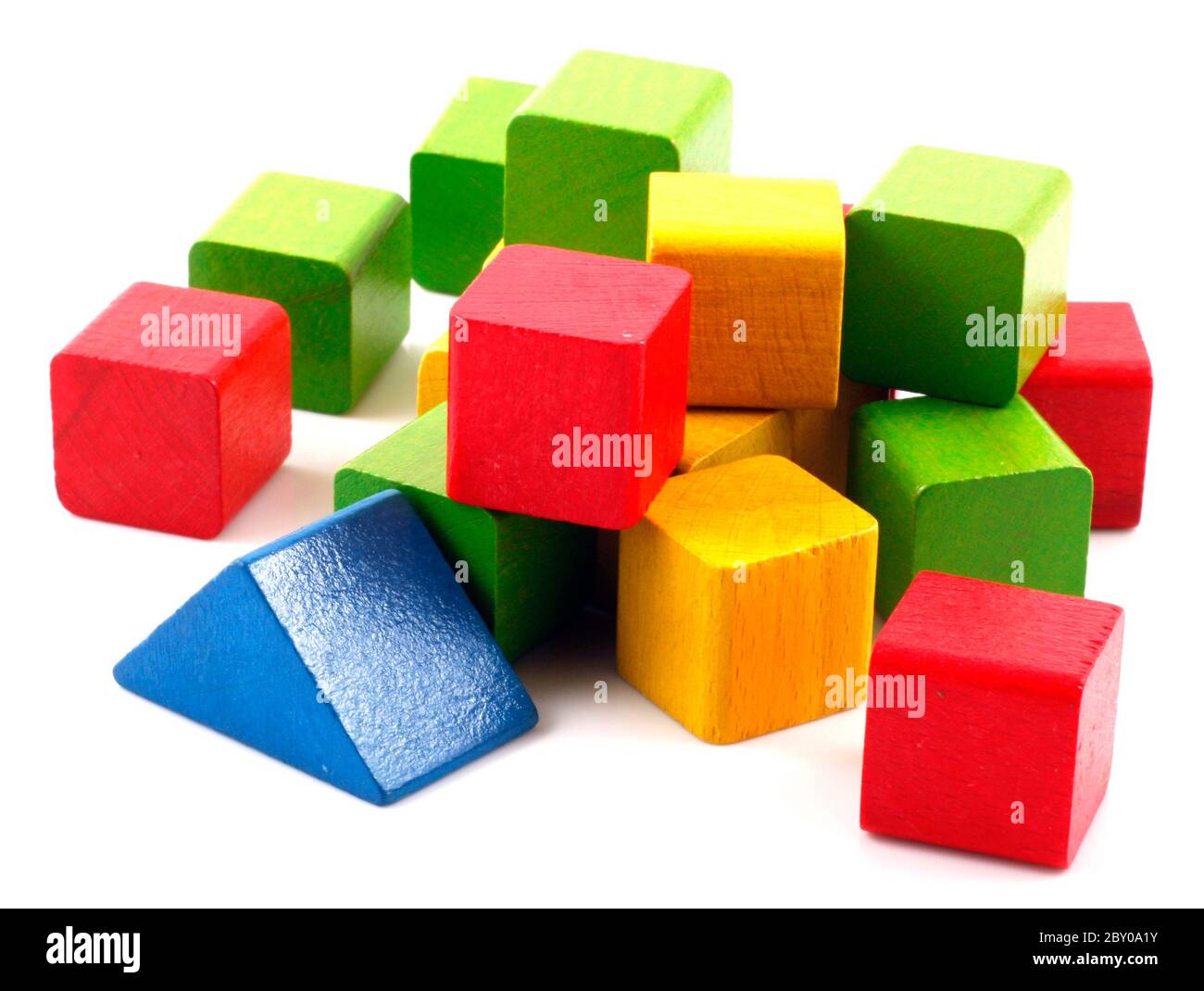 Wooden building blocks Stock Photo - Alamy