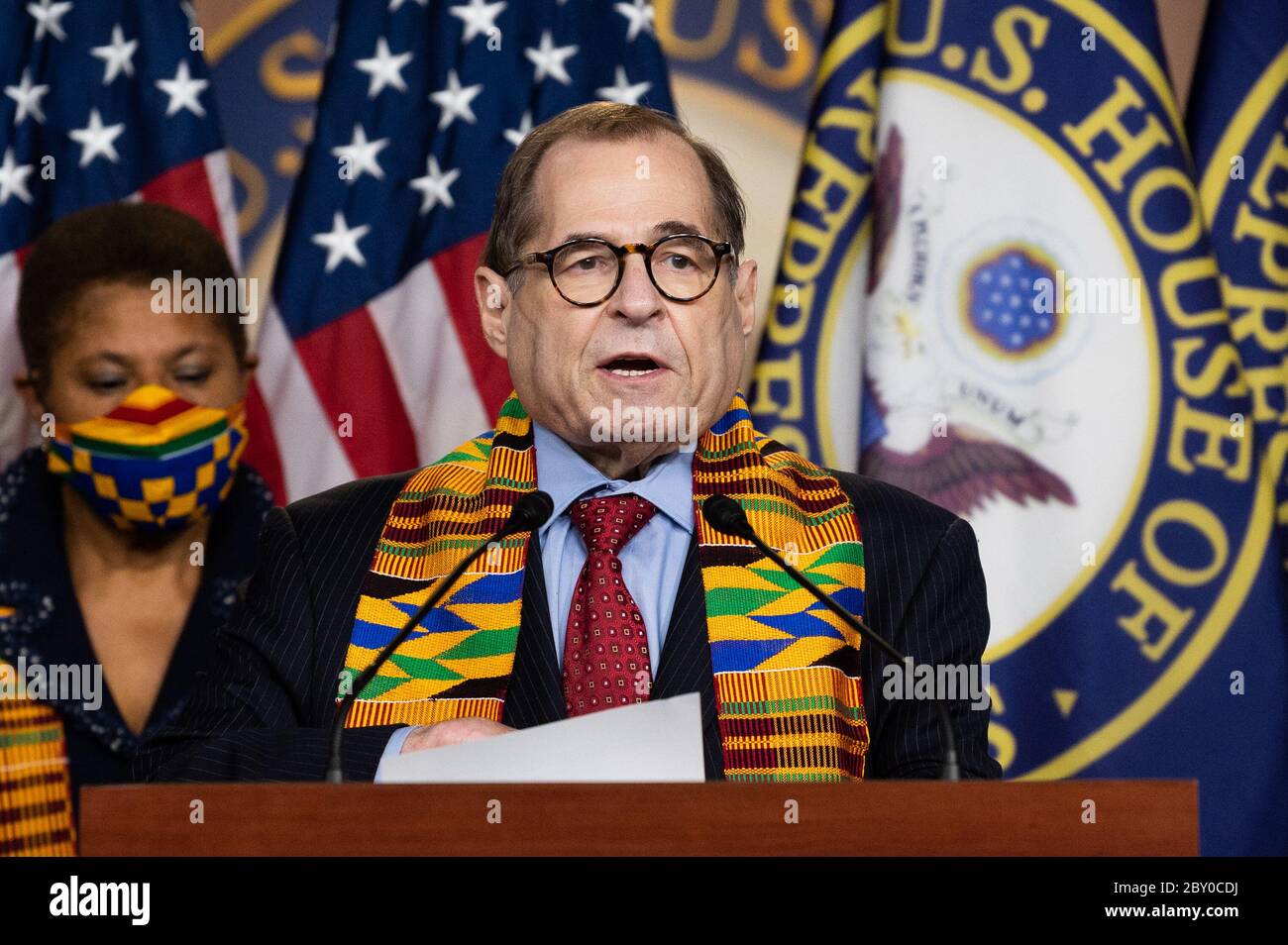U.S. Representative Jerry Nadler (D-NY) speaks during a press ...