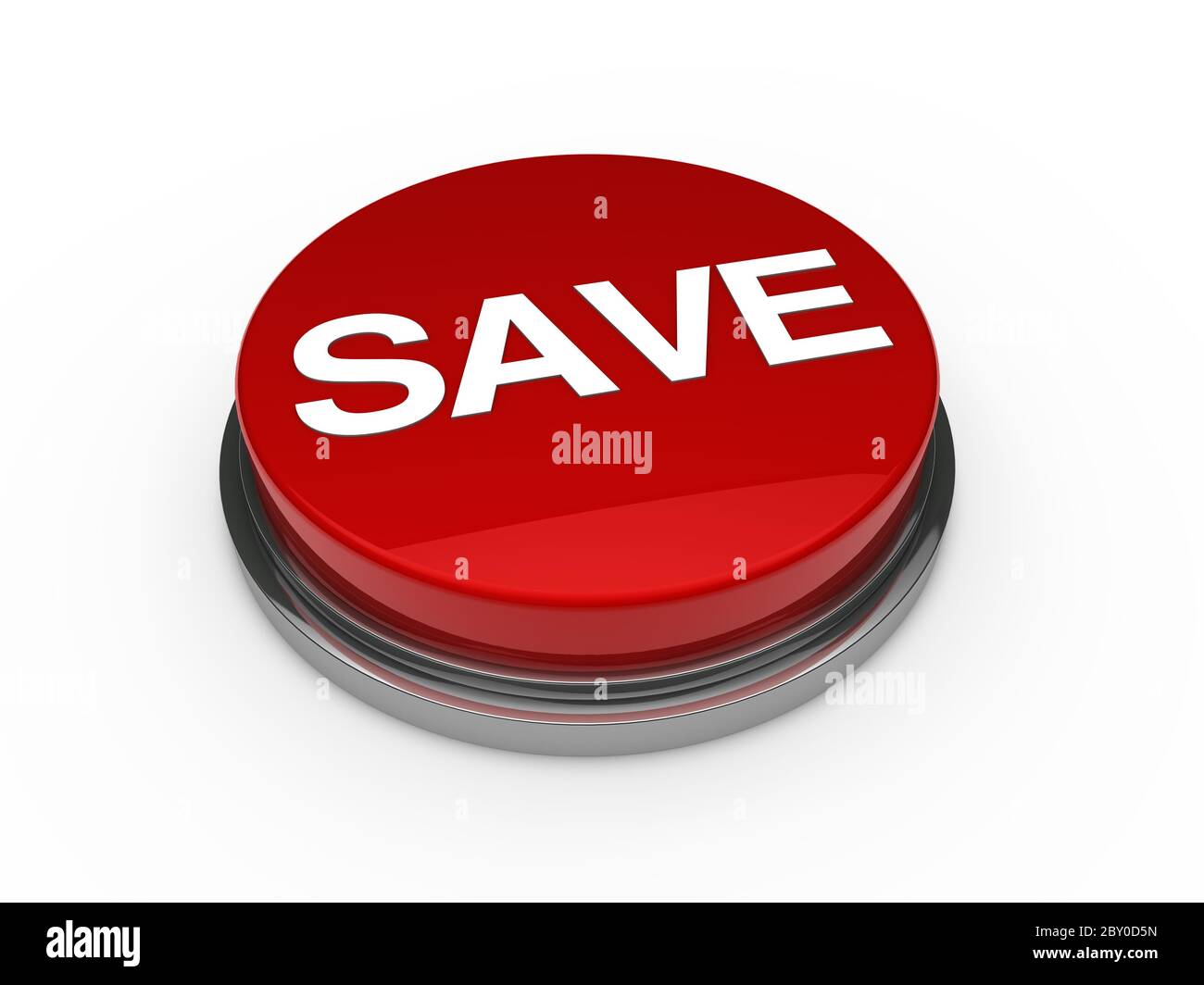 button green chrome save Stock Photo - Alamy
