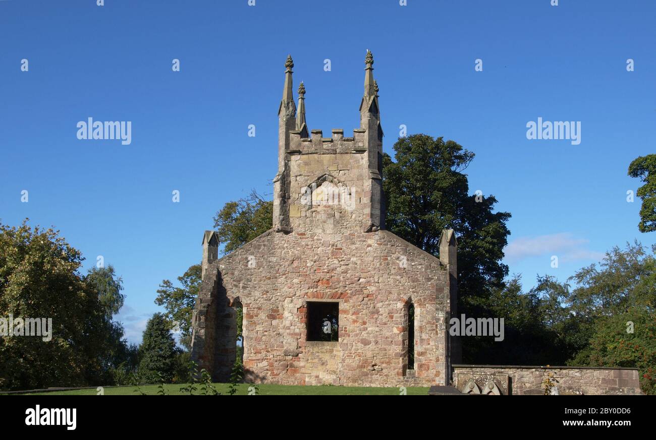 Cardross old parish church Stock Photo - Alamy
