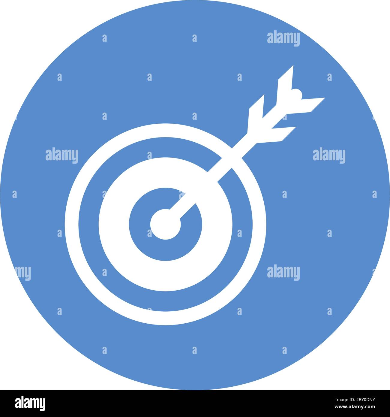 Closeup shot dartboard target Stock Vector Images - Alamy