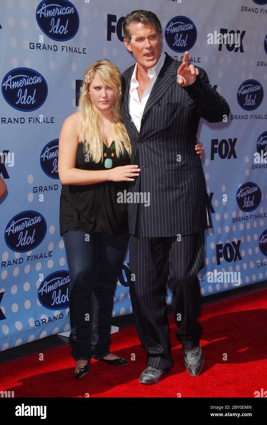 David Hasselhoff (right) and daughter Hayley Hasselhoff at the ...