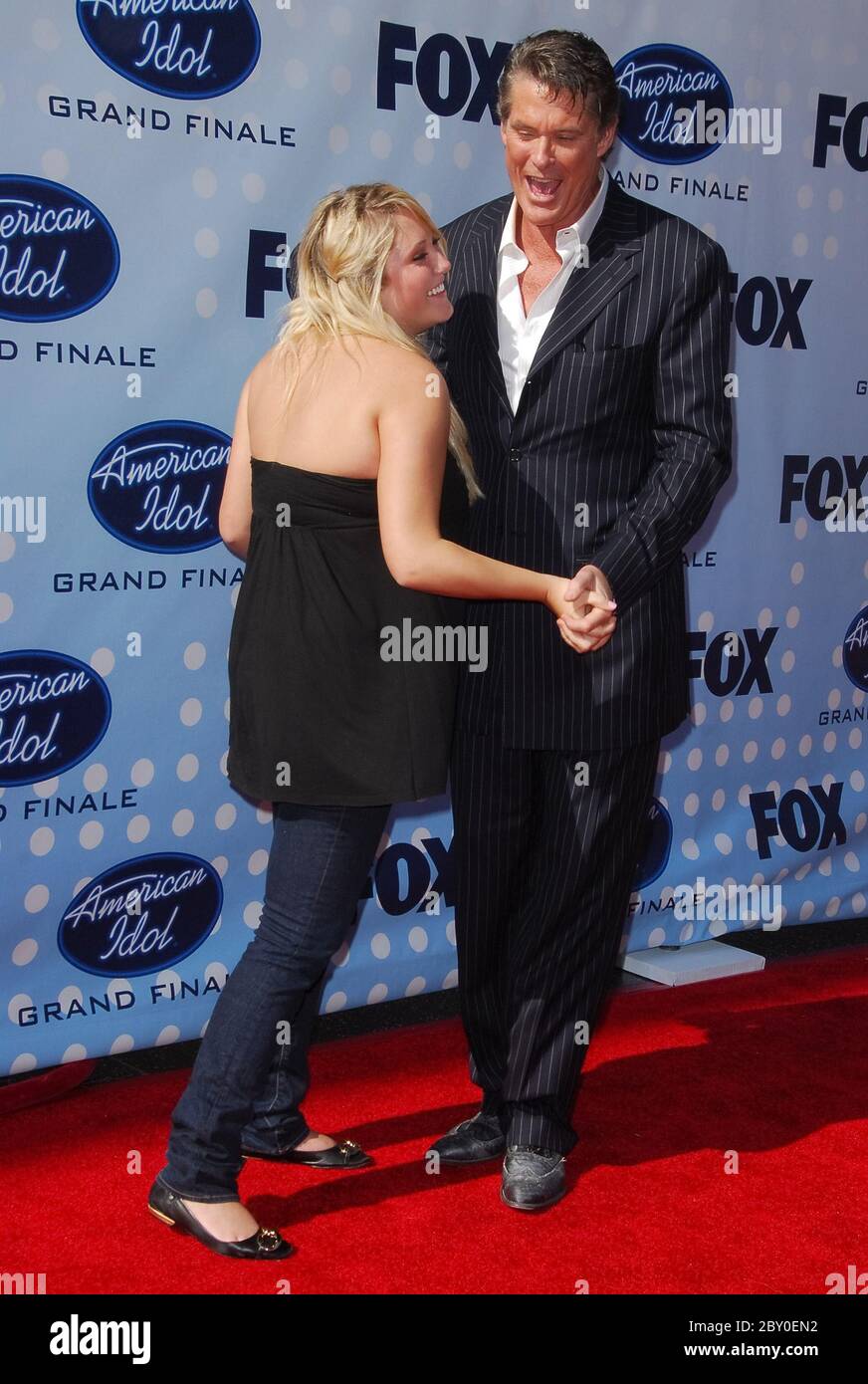 David Hasselhoff (right) and daughter Hayley Hasselhoff at the ...